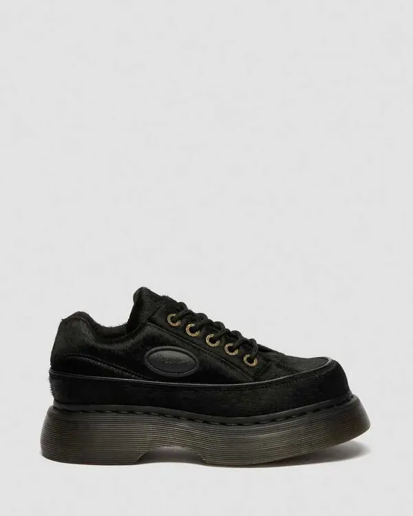 Dr. Martens Buzz 5-eye Hair On Leather Shoes