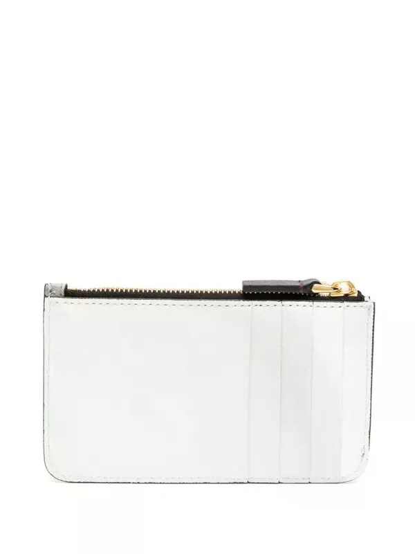 Marni Saffiano Logo-print Wallet - Grey