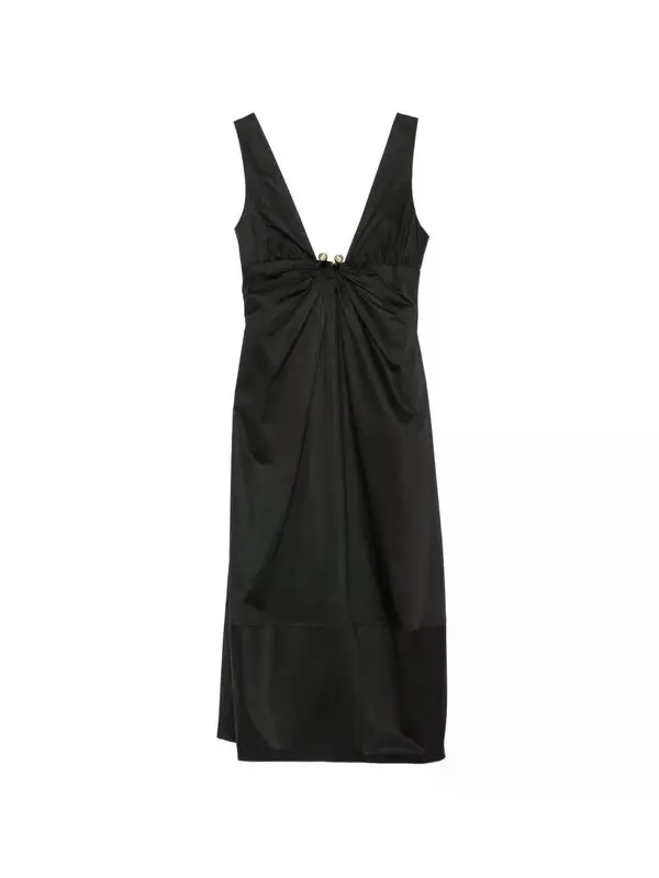 Cult Gaia Ebisu Ring Detail Midi Dress