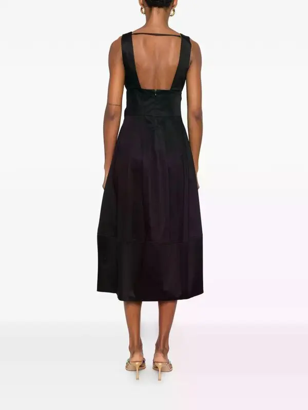 Cult Gaia Ebisu Ring Detail Midi Dress
