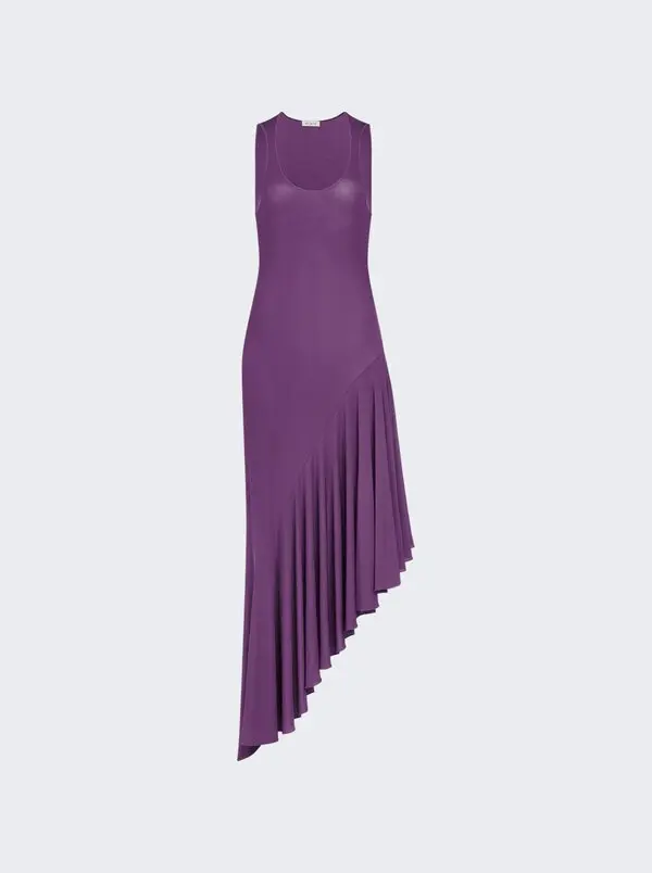 ALAÃA Alaïa Asymmetrical Fluid Jersey Dress