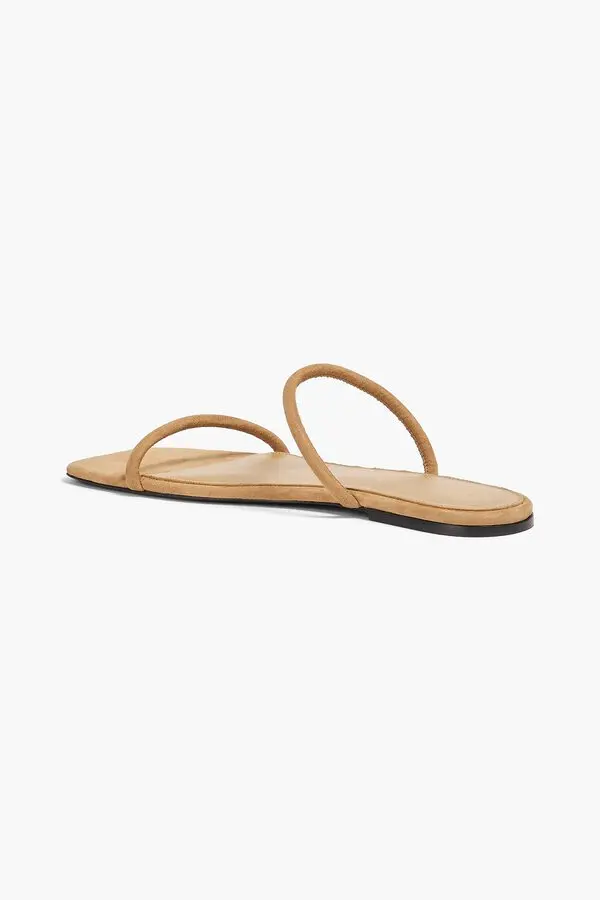TOTEME The Minimalist Suede Als Sandals