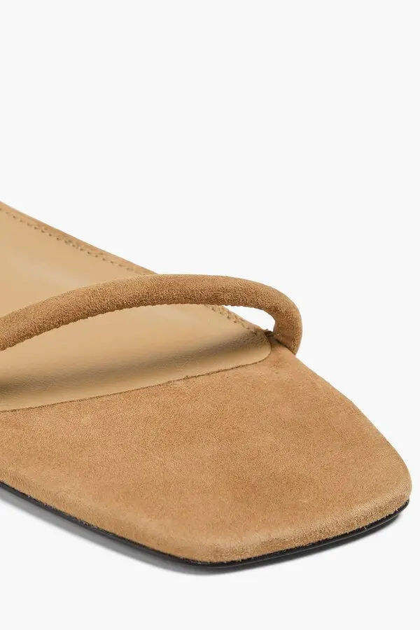 TOTEME The Minimalist Suede Als Sandals