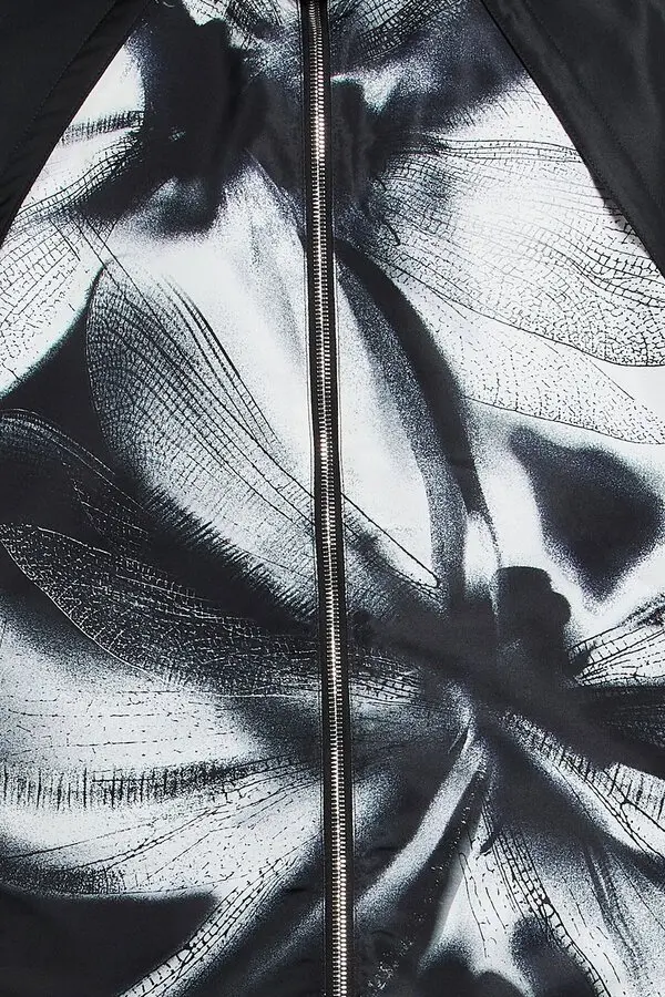 Alexander McQueen Printed Shell Hooded Jacket