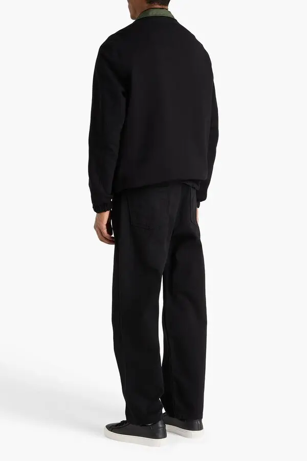 Alexander McQueen Reversible Embroidered Cotton Jacket - Black