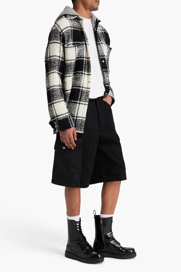Alexander McQueen Shell-trimmed Denim Cargo Shorts