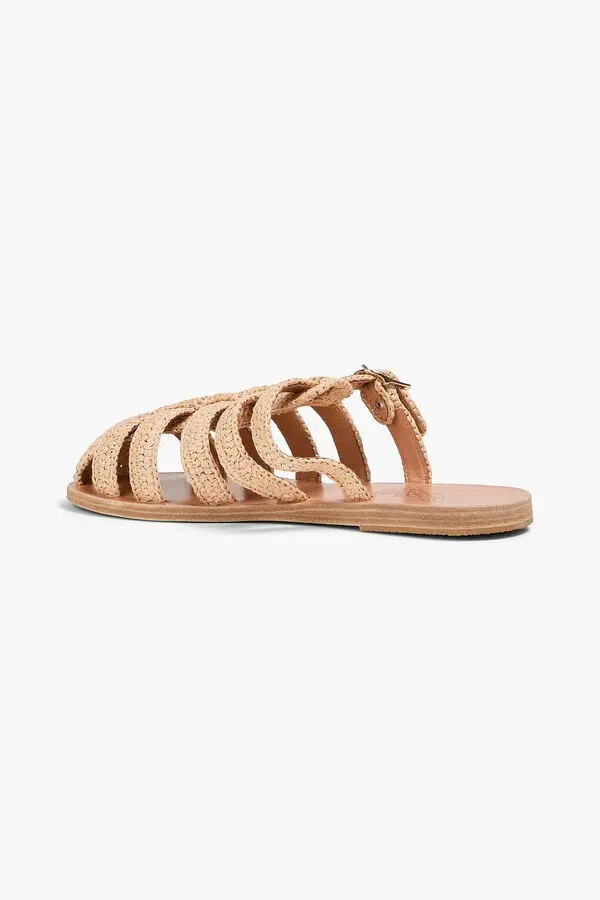 ANCIENT GREEK SANDALS Cosima Raffia Sandals - Beige