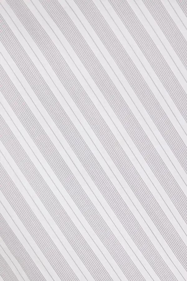 TOM FORD Striped Cottonpoplin Shirt - Gray