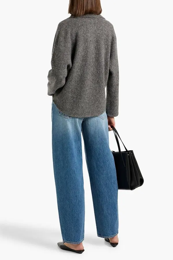 Vince Donegal Cashmere Polo Sweater