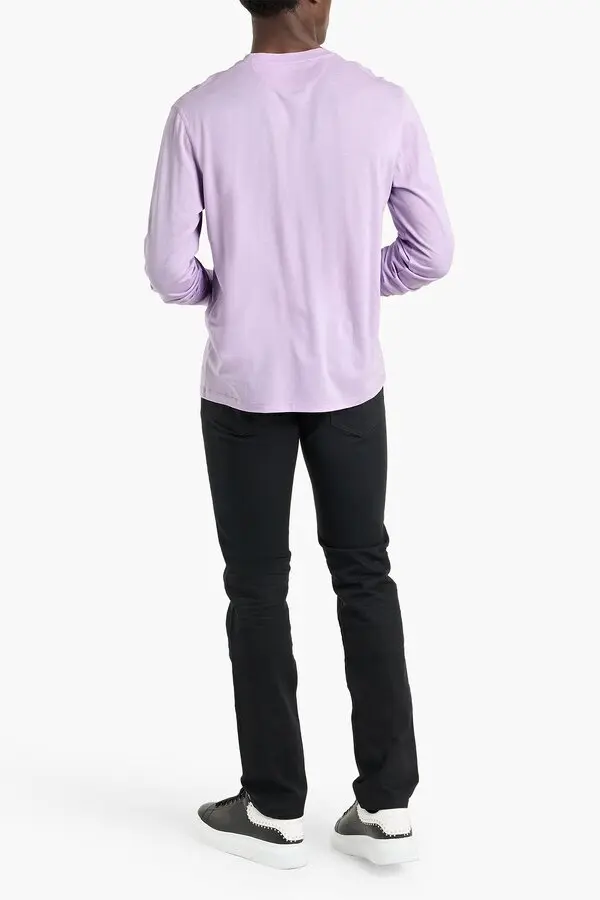 TOM FORD Lyocell And Cottonblend Jersey Tshirt - Lilac