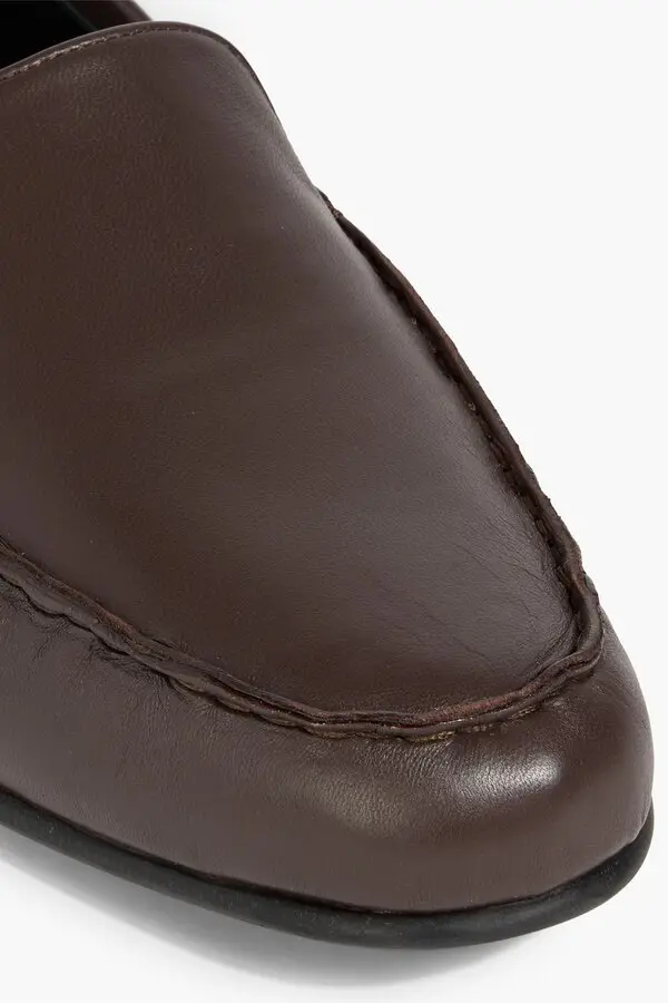 Loulou De Saison Boros Leather Loafers