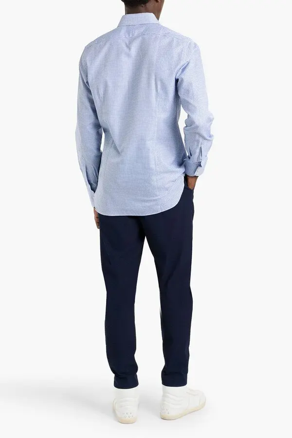 TOM FORD Cottonjacquard Shirt - Blue