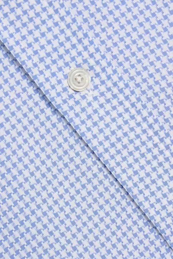 TOM FORD Cottonjacquard Shirt - Blue