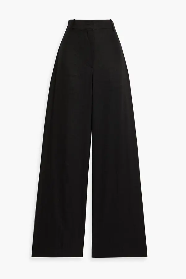 Theory Linen-blend Twill Wide-leg Pants