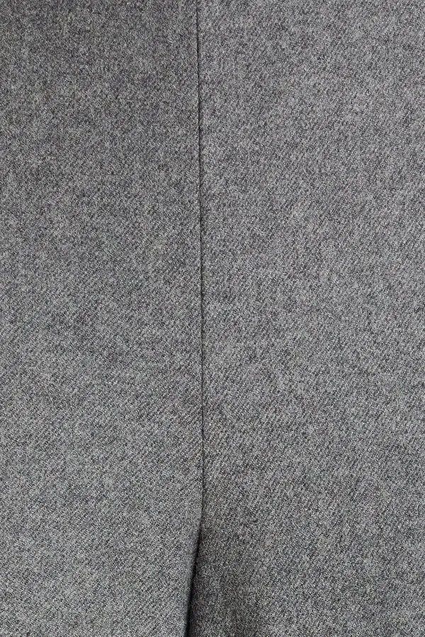 Vince Cropped Flannel Tapered Pants - Gray