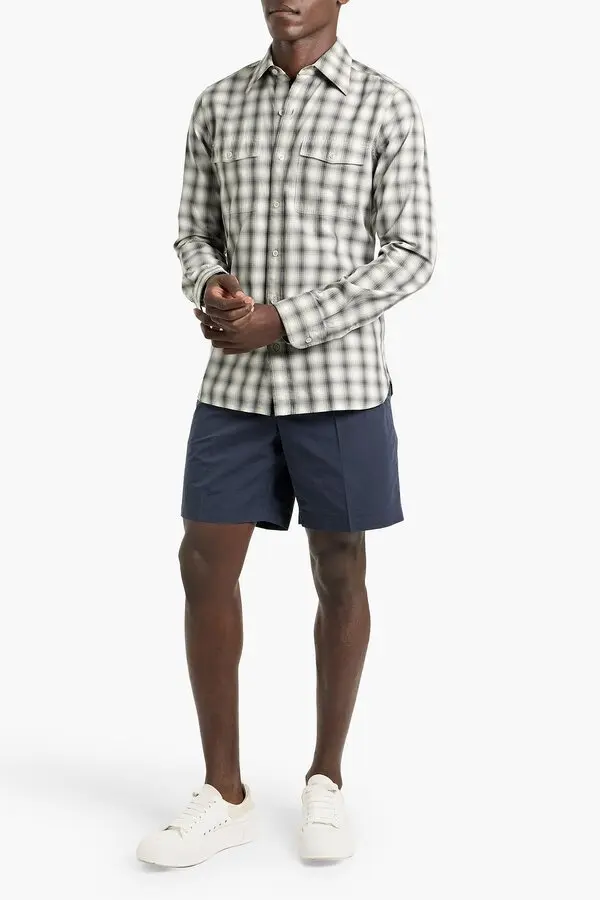 TOM FORD Checked Cottontwill Shirt