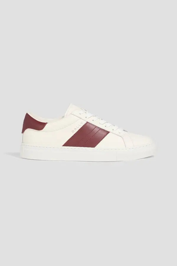 Bally Two-tone Leather Sneakers - Off-white