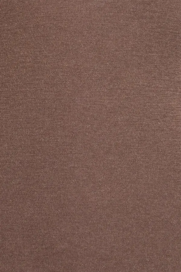 RÓHE Merino Wool Turtleneck Sweater - Chocolate