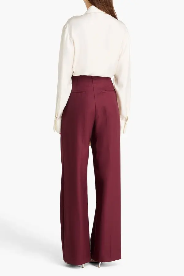 RÓHE Silk-twill Shirt With Waist Ties - Cream