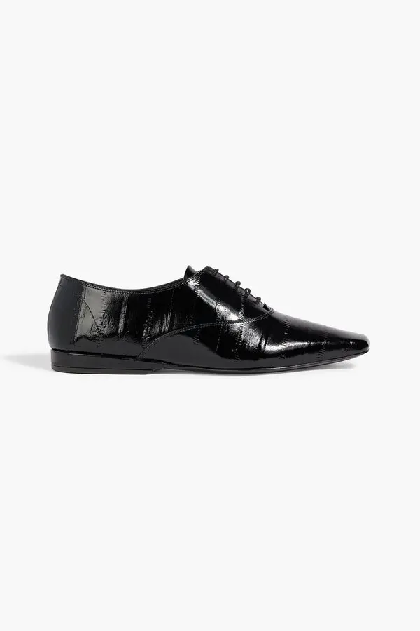 Loulou De Saison Conrad Patent Leather Brogues