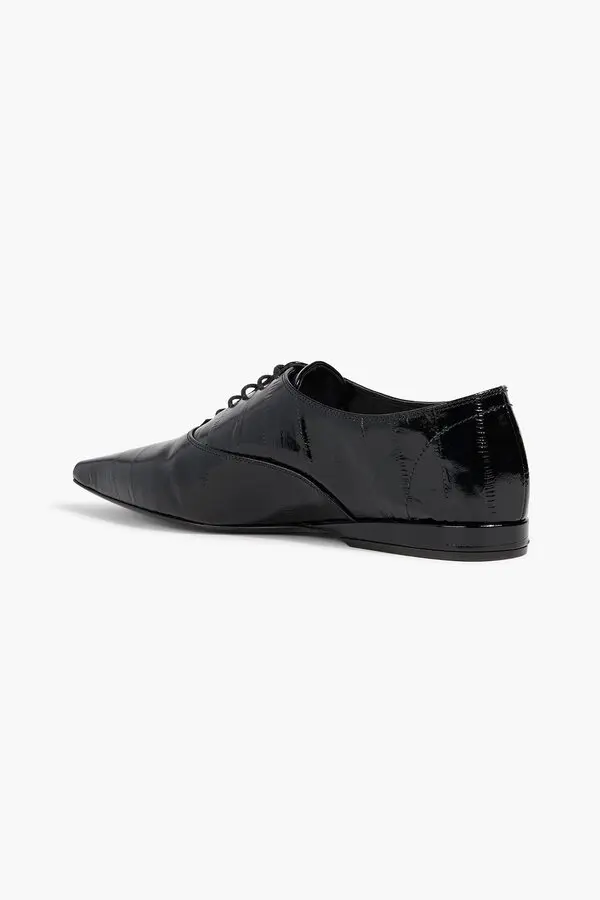 Loulou De Saison Conrad Patent Leather Brogues