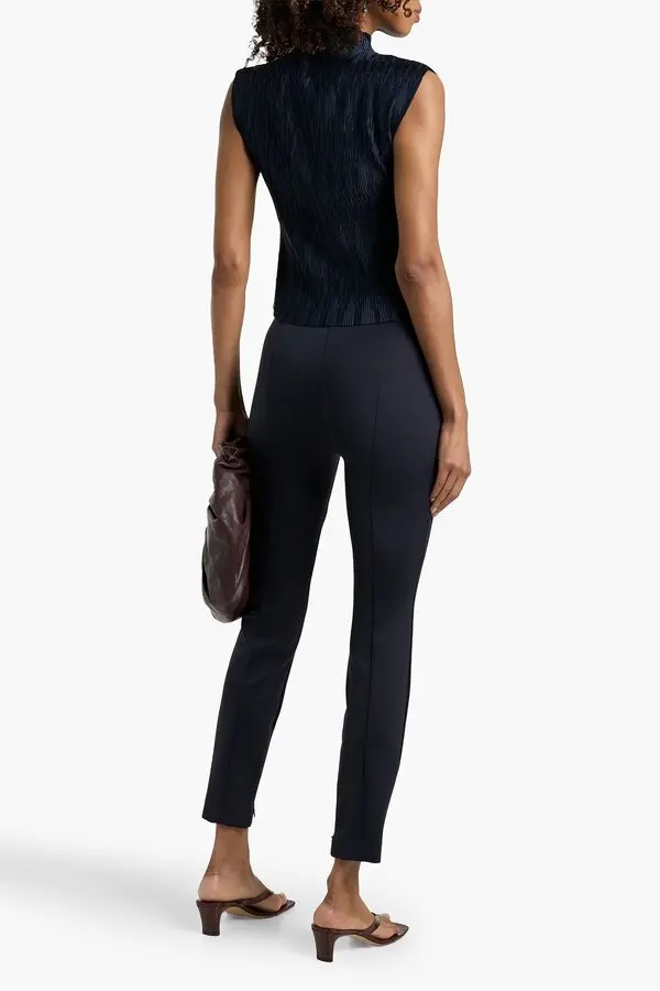Theory Stretch-cady Slim-leg Pants - Midnight Blue