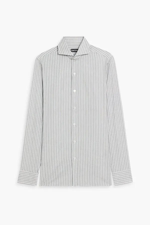 TOM FORD Striped Cottonblend Shirt