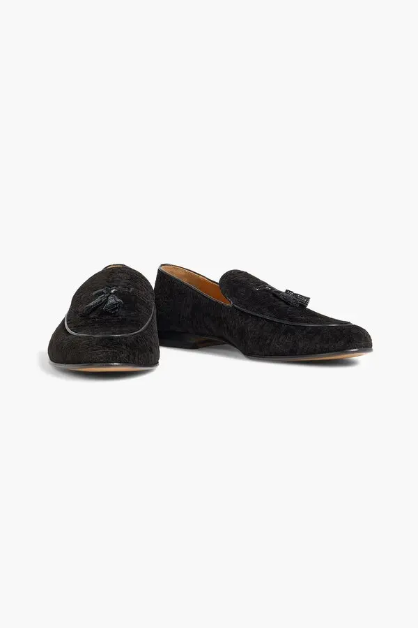 TOM FORD Liam Tasseled Velvet Loafers