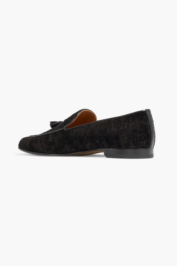 TOM FORD Liam Tasseled Velvet Loafers