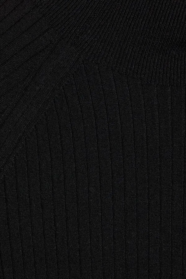 Theory Ribbed Merino Wool-blend Midi Dress