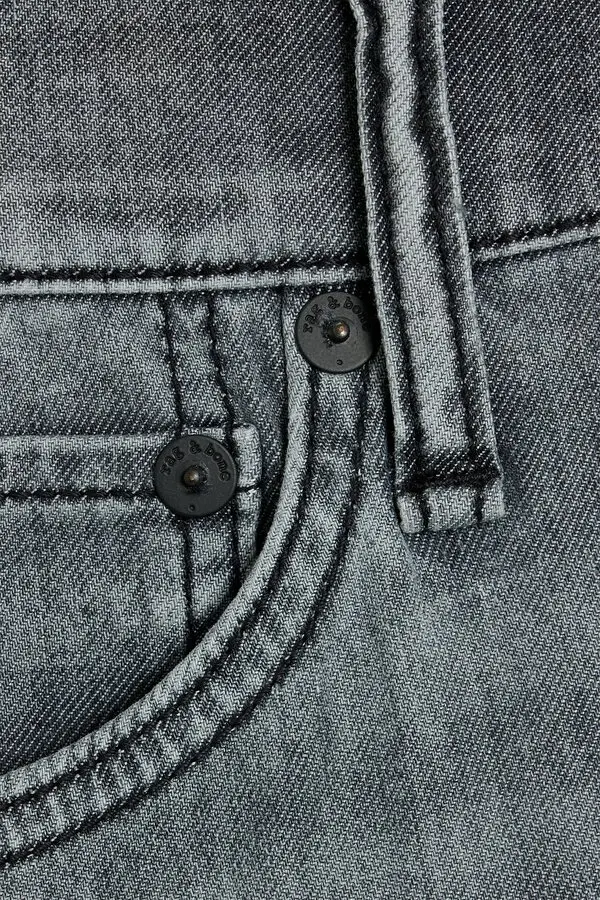 Rag & Bone Fit 2 Airflex Slim-fit Denim Jeans - Gray