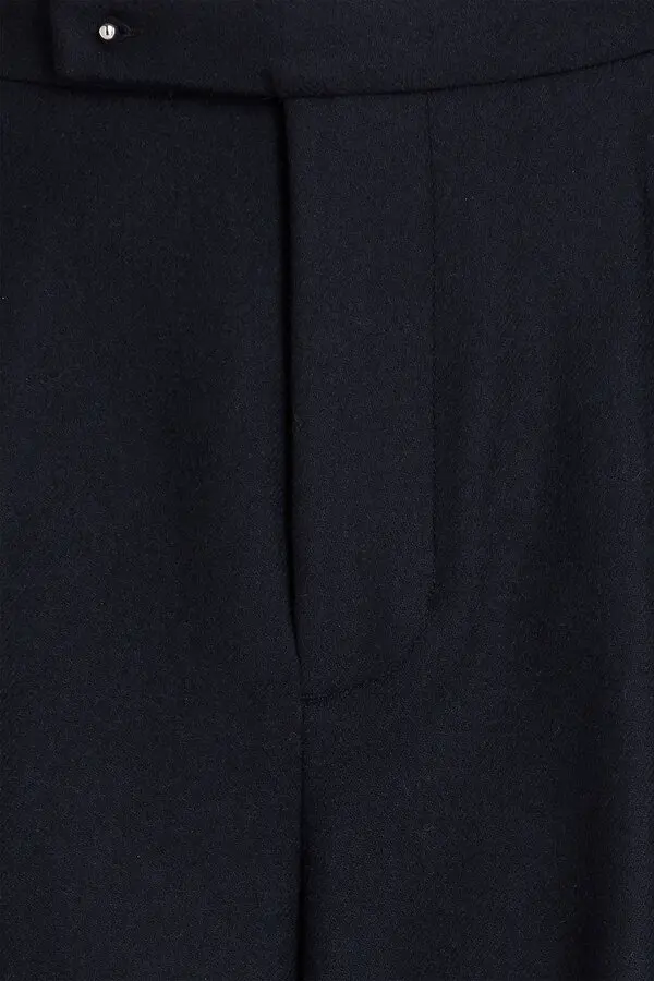 Vince Pleated Felt Wide-leg Pants