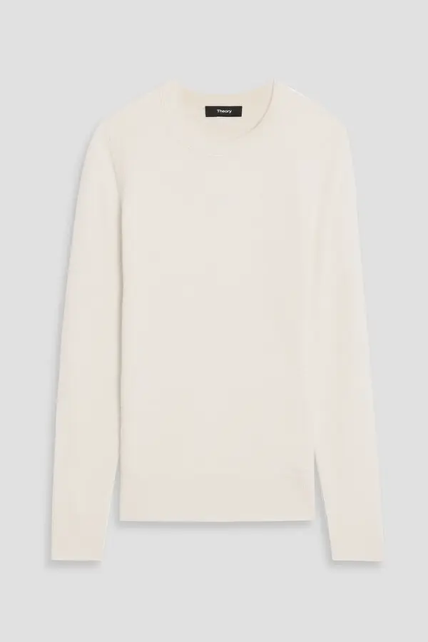Theory Kaylenna Waffleknit Cashmere Sweater