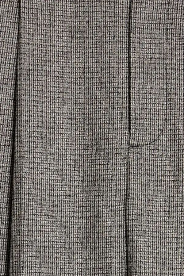 Vince Jacquard Pleated Wide-leg Trousers - Gray