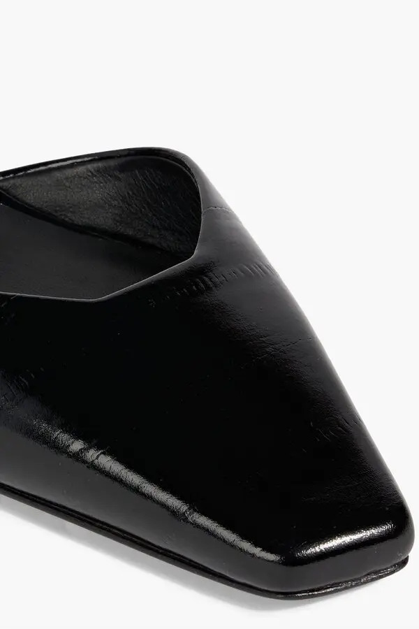 Loulou De Saison Hyde Patent Leather Slingback Pumps