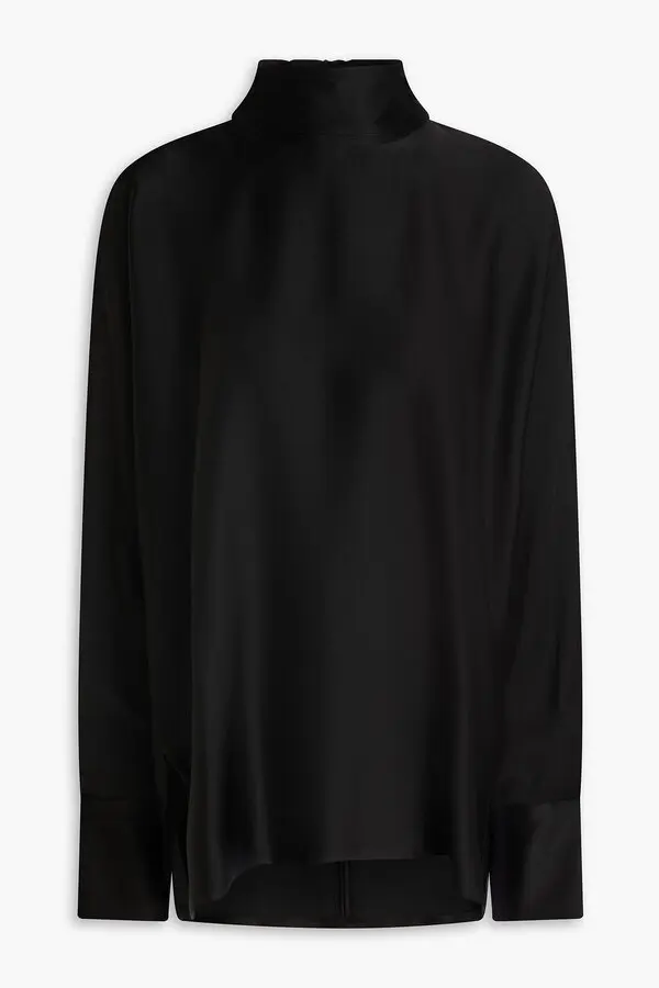 RÓHE Crepe De Chine Top With Fold-over Waist Ties