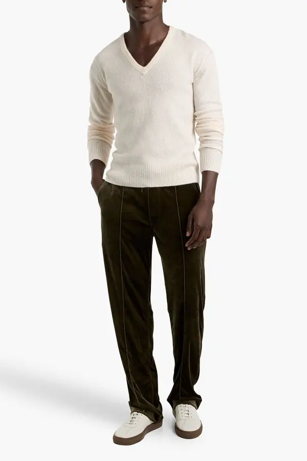 TOM FORD Cashmere And Silk-blend V-neck Sweater