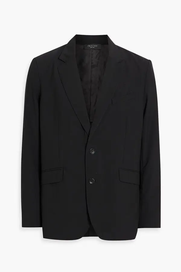 Rag & Bone Butler Woolblend Ripstop Blazer - Black