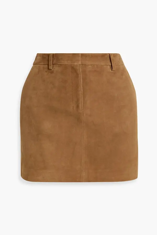 Theory Suede Mini Skirt