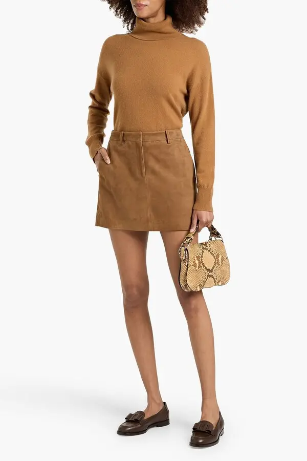 Theory Suede Mini Skirt