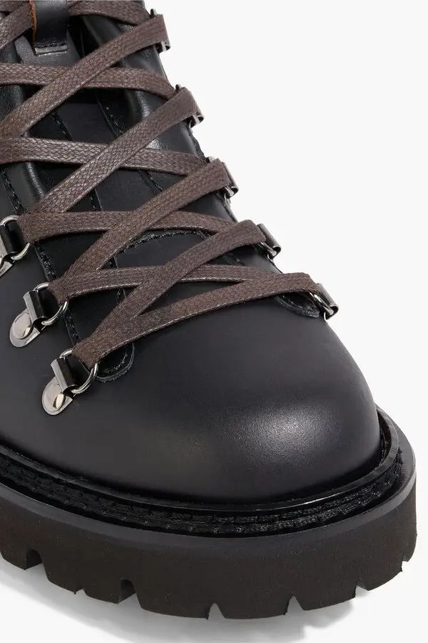 Bally Wardel Leather Combat Boots