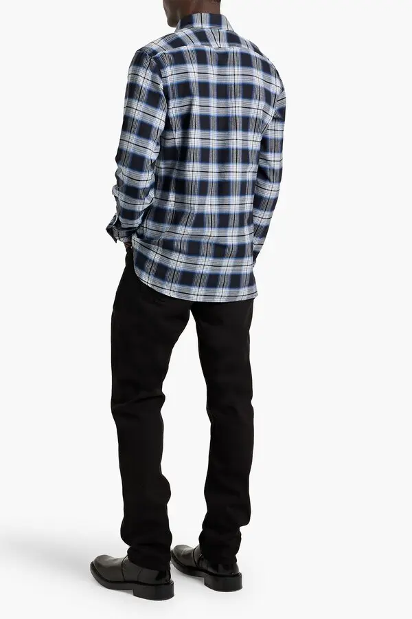 TOM FORD Checked Cottonflannel Shirt