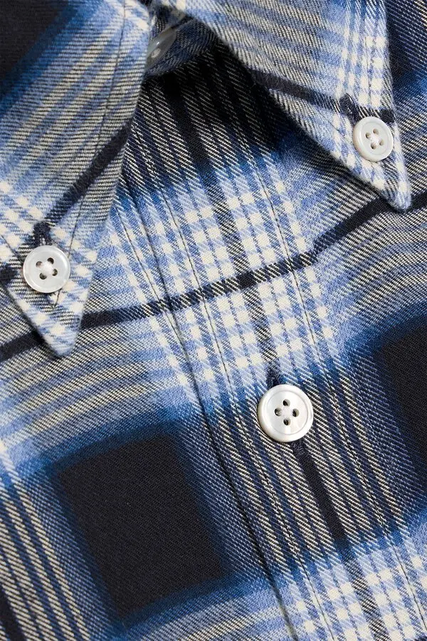 TOM FORD Checked Cottonflannel Shirt