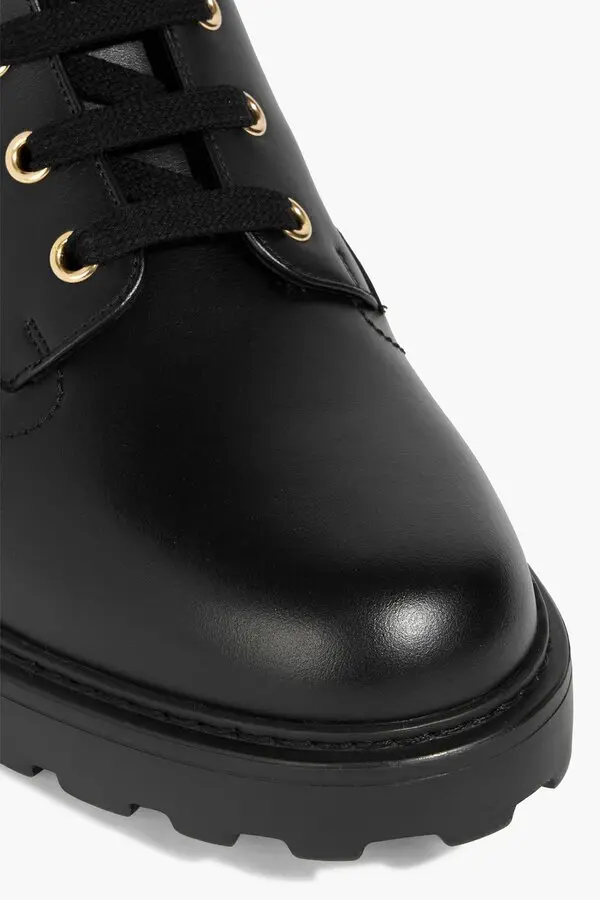 Bally Galya Leather Combat Boots