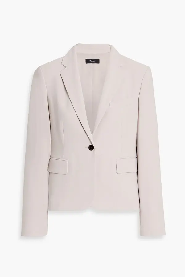 Theory Crepe Blazer - Beige