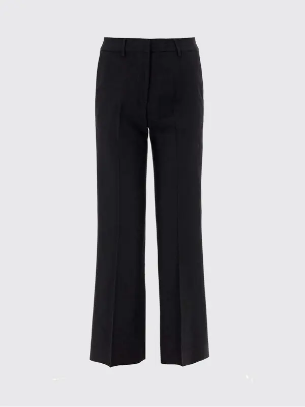 PT TORINO Tailored Wide Leg Pants - Black