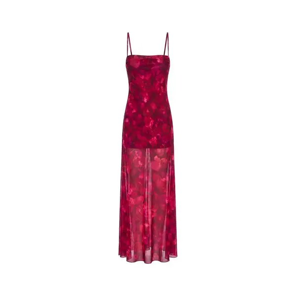 SUNKISSED Rouge Floral Print Maxi Dress - Red