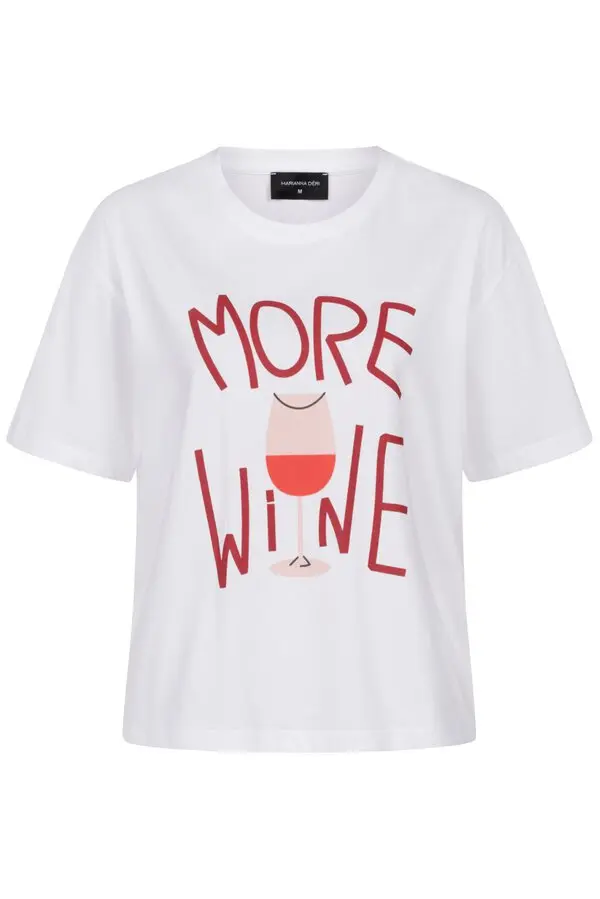 MARIANNA DÉRI More Wine" Graphic T-shirt