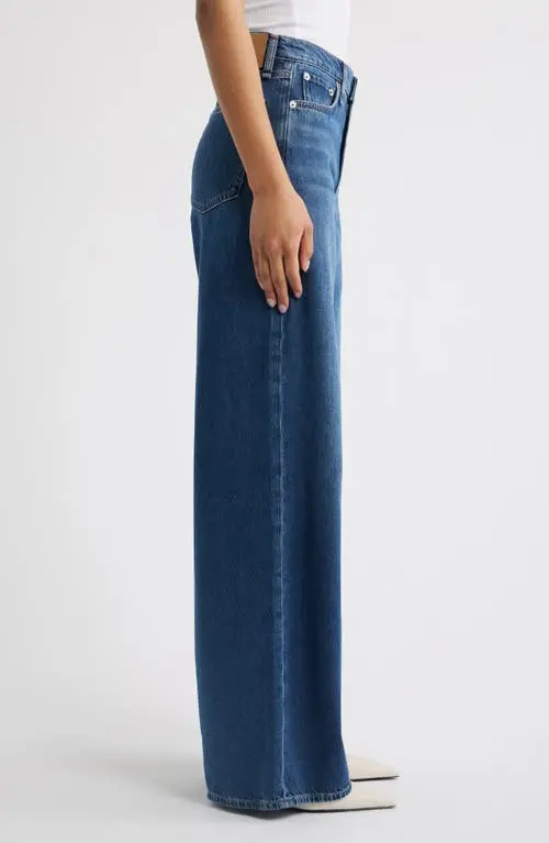 Rag & Bone Featherweight Sofie High Waist Wide Leg Jeans - Emerson