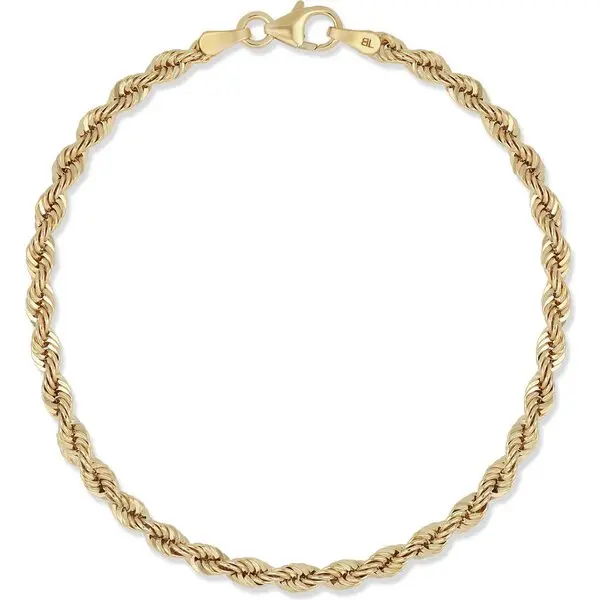 Bony Levy 14k Gold Rope Chain Bracelet - 14ky
